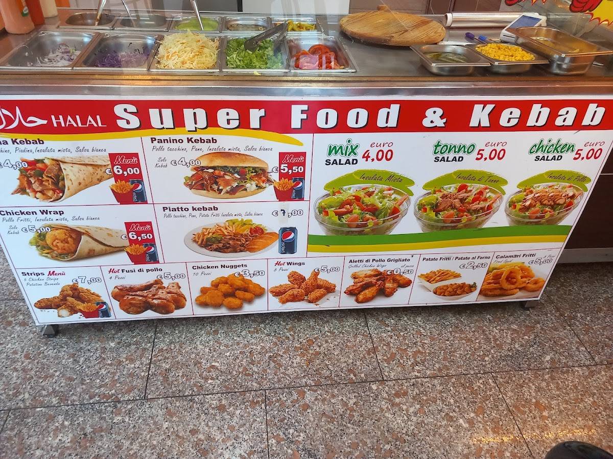 Menu at Super food and Kebab(halal) Spcl Indian Food restaurant, Rome
