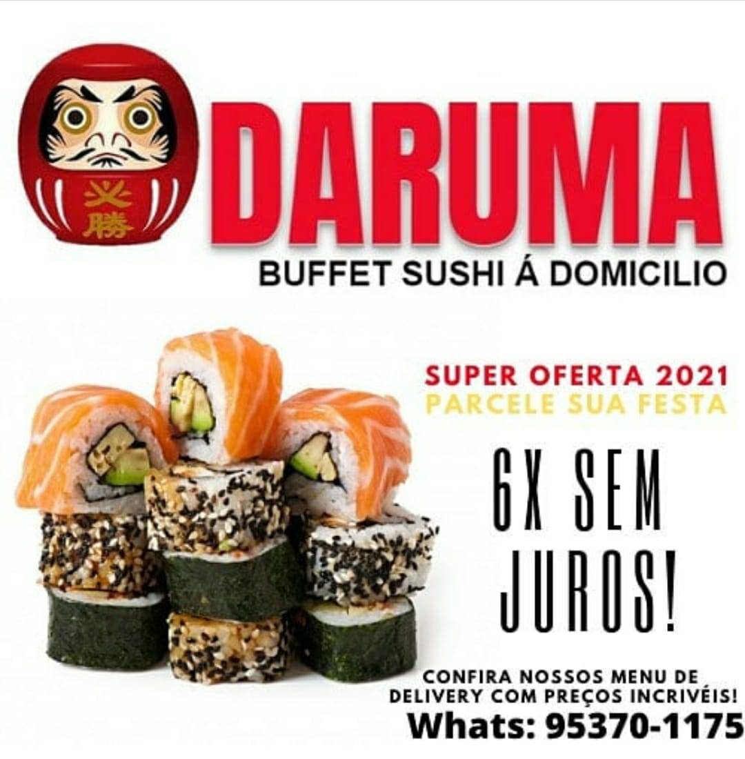 Menu em Sushi Daruma restaurante, Mairiporã