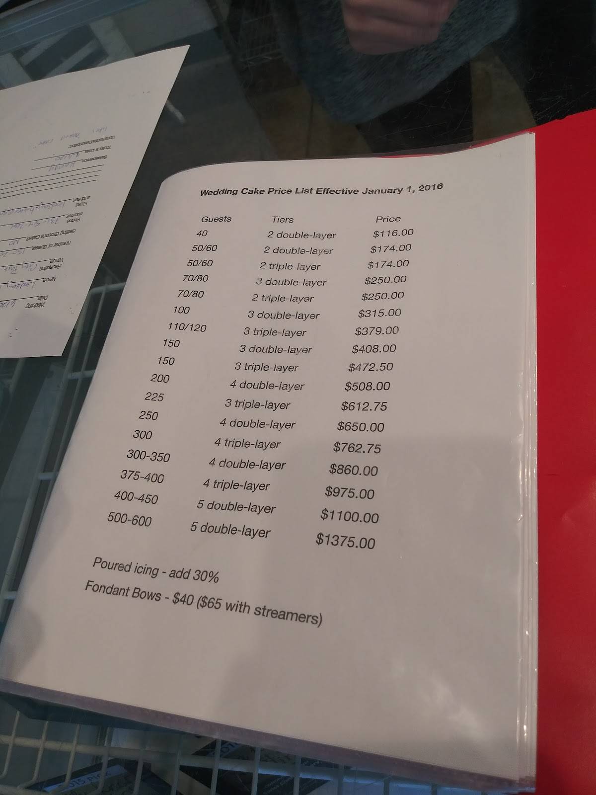 Menu at Swiss Confectionery restaurant, New Orleans, Orleans Ave Suite 106