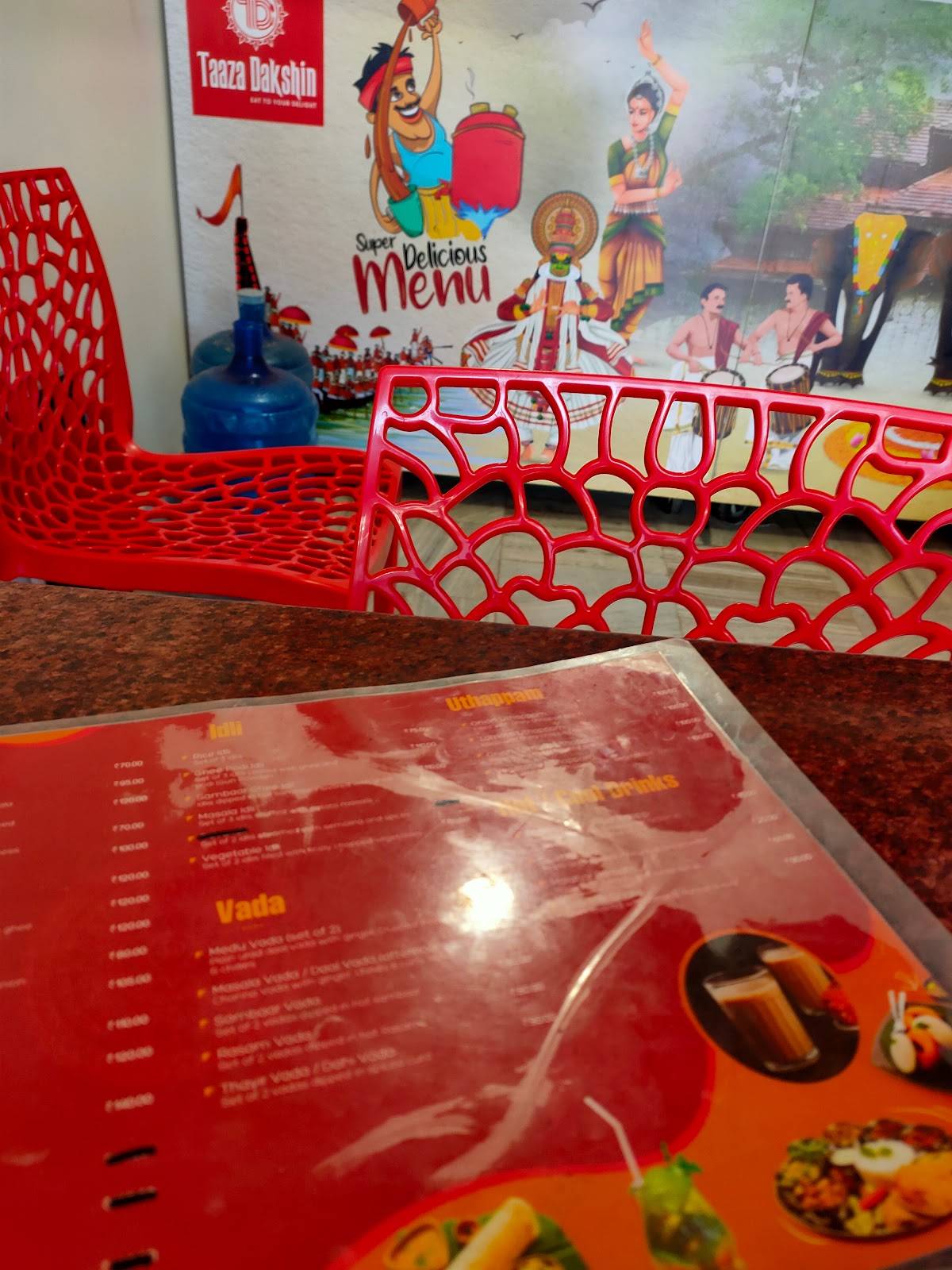 Menu at TAAZA DAKSHIN (Pure Veg) South Indian Family Restaurant- LALPUR ...
