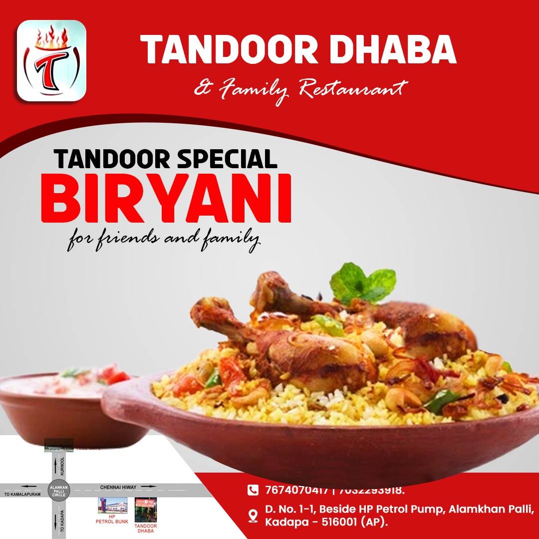 Menu at TANDOOR Dhaba And Family Restaurant, Kadapa
