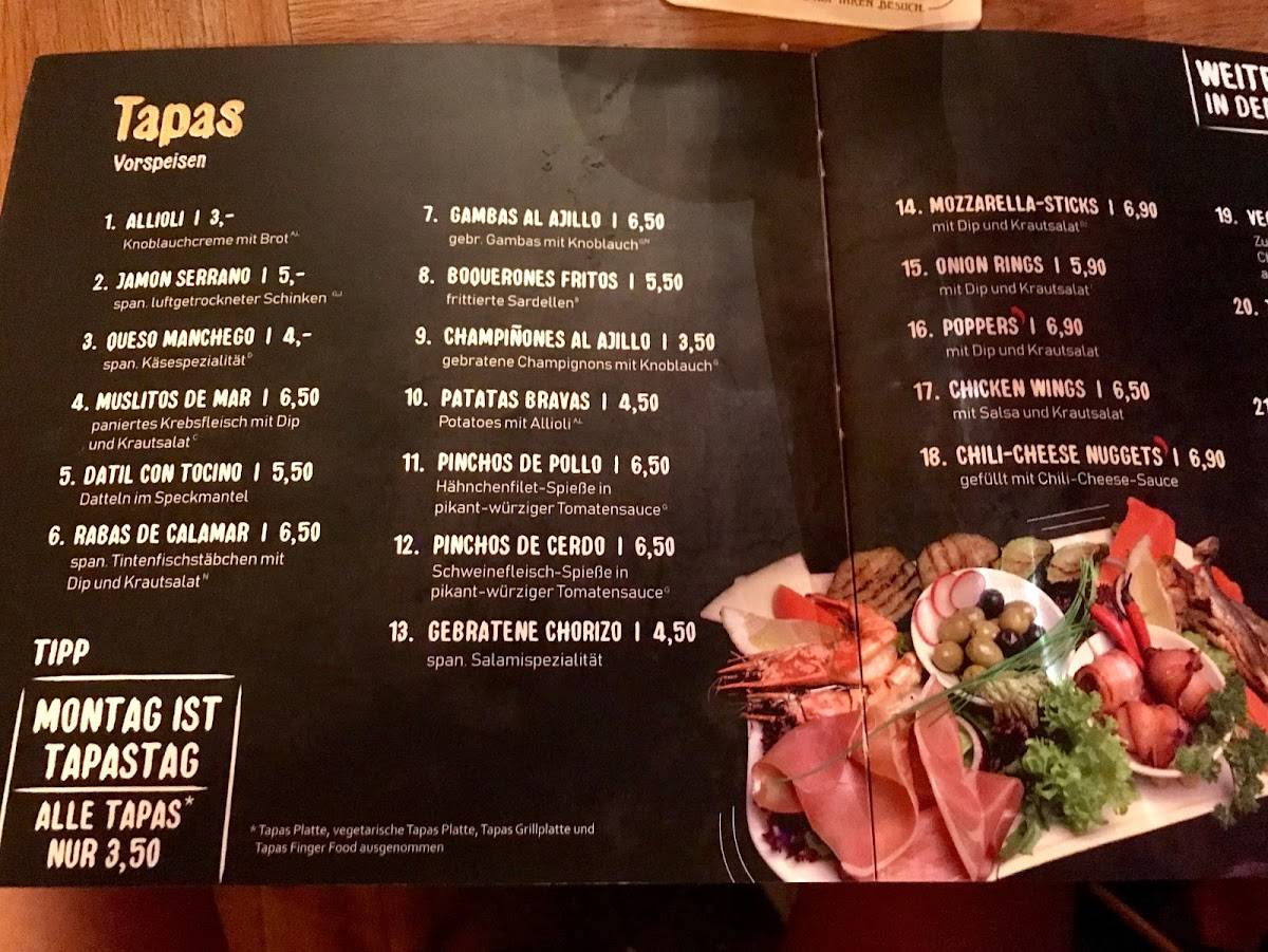 La Tapa Furth Speisekarte