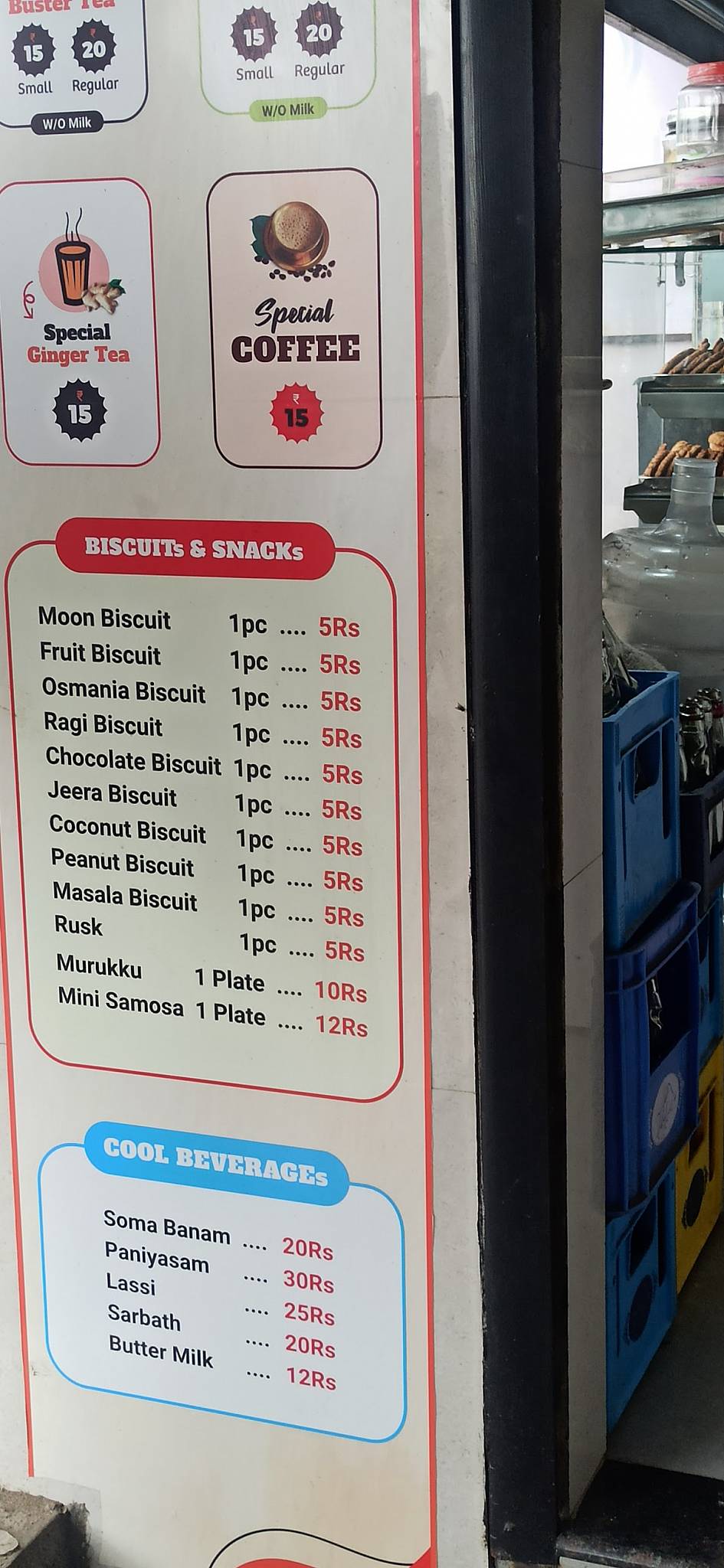 Menu at TEA BOY, Salem
