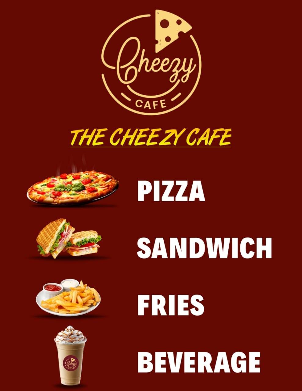 Menu at THE CHEEZY CAFE, Pune