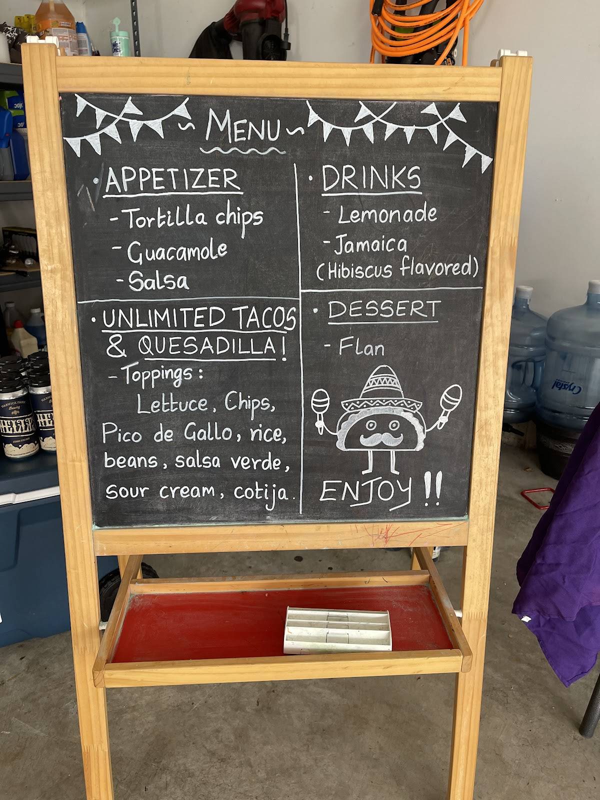 Menu at Taco Town catering & taquizas truck restaurant, Allentown