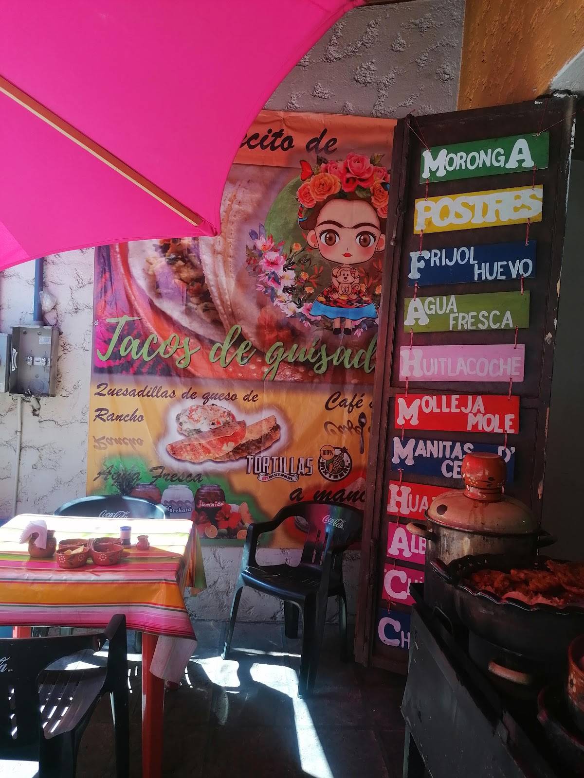 Menu at Tacos de Guisado El Rinconcito restaurant, Valle de Bravo