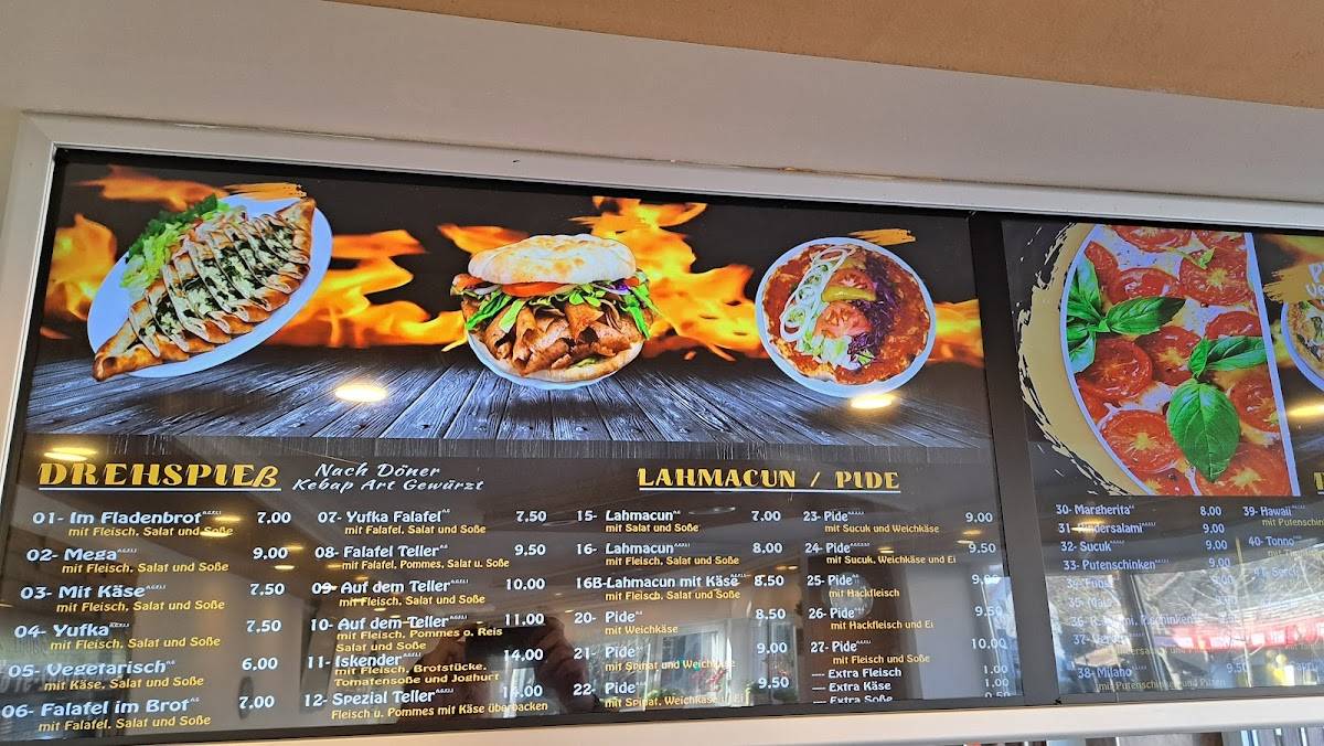 Speisekarte von Taurus Kebaphaus & Pizzeria - Beilstein, Beilstein