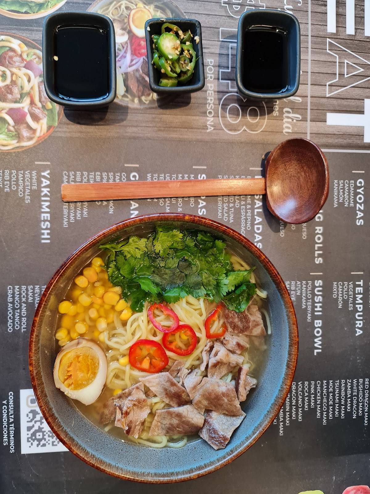 Carta del restaurante Teikit Sushi & Noodles, Metepec