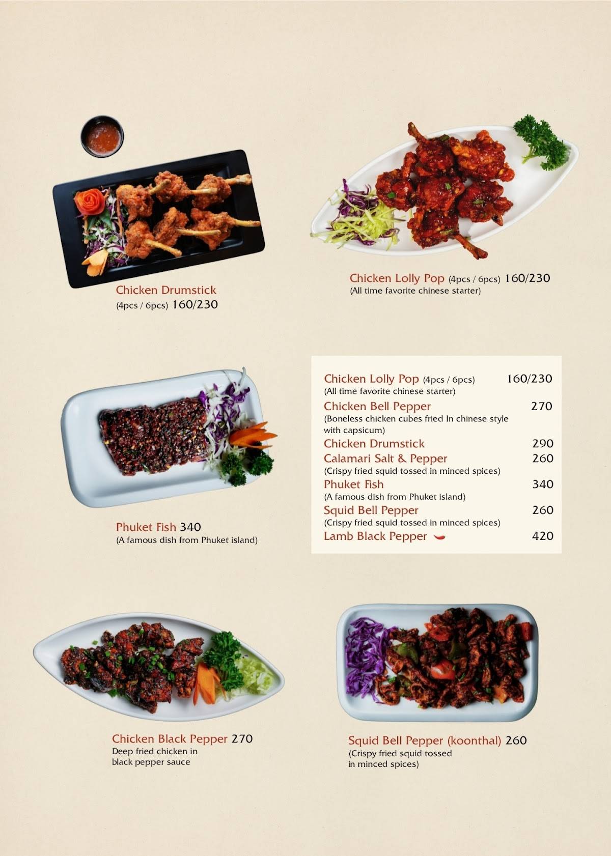 Menu at Copper Kitchen, Thamarassery