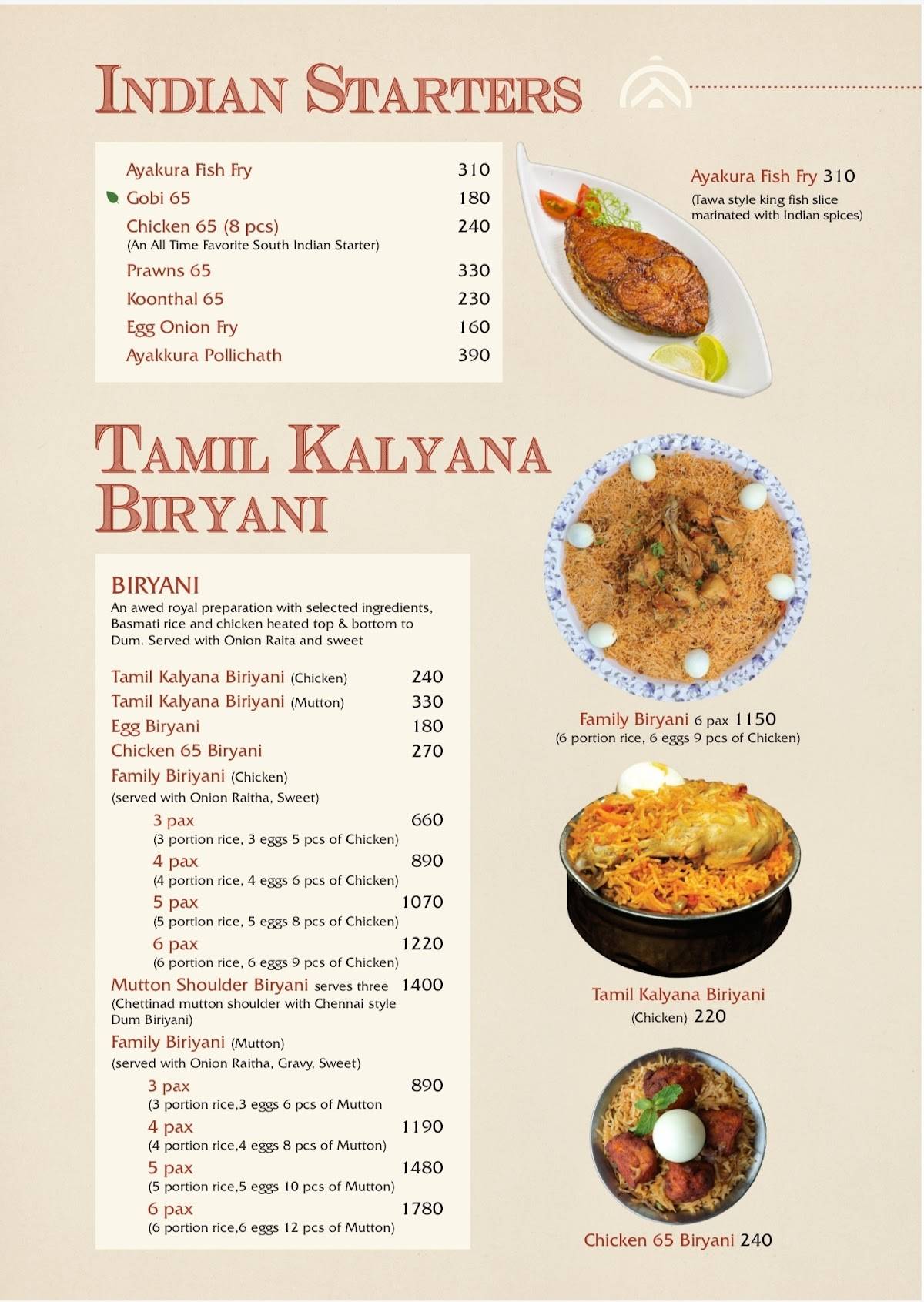 Menu at Copper Kitchen, Thamarassery
