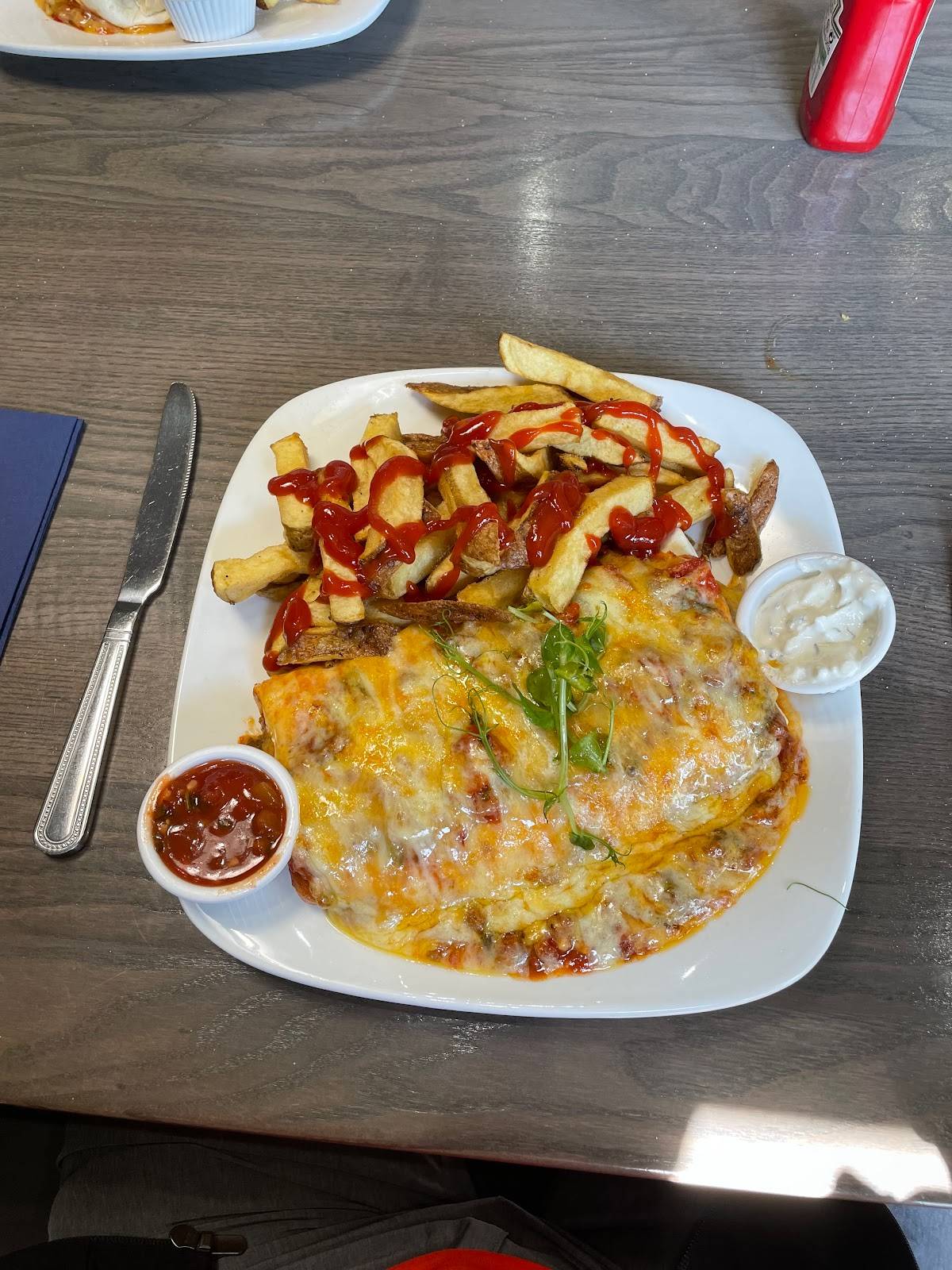 Menu at Abbotsinch restaurant, Grangemouth