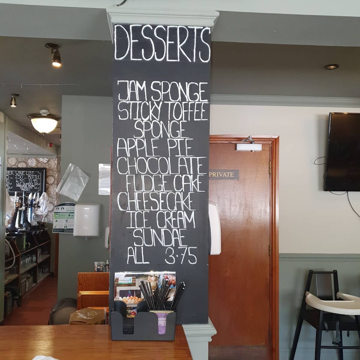 Menu at The Archer pub & bar, Mansfield, Warsop Ln