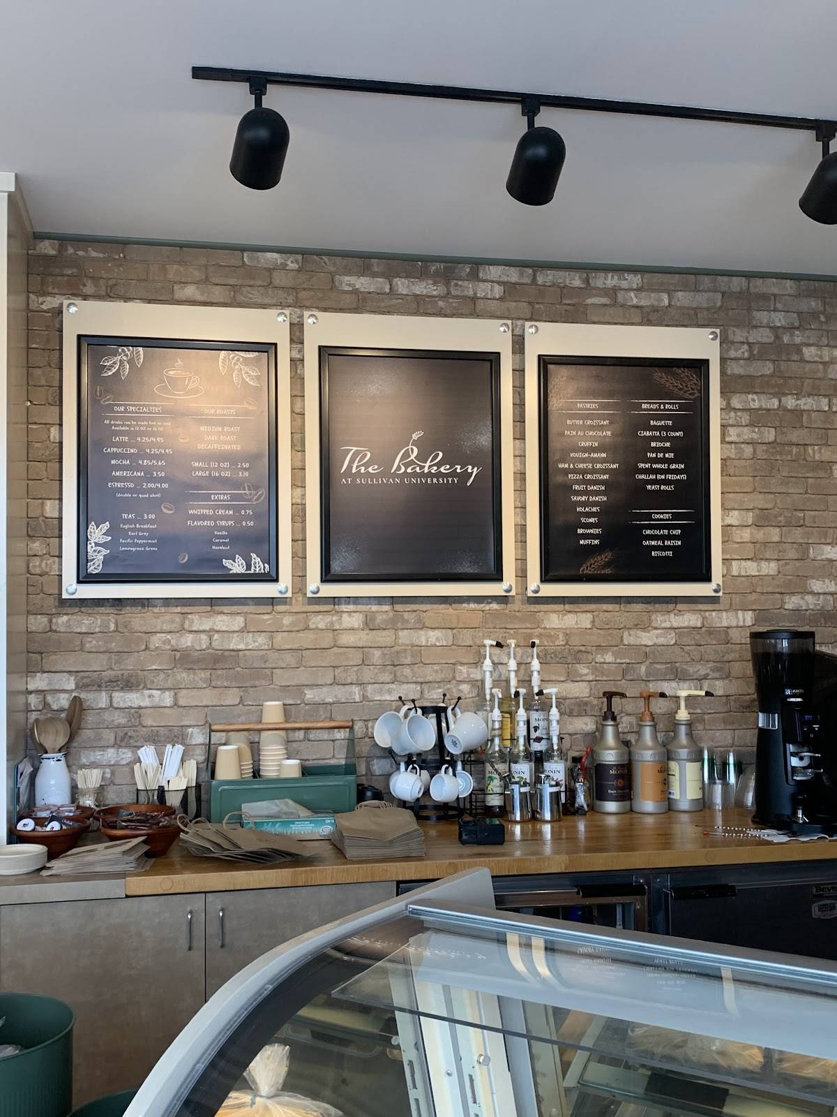 Carta de The Bakery at Sullivan University, Louisville