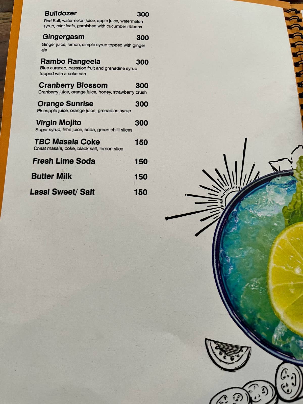 Menu at The Bangalore Cafe, Bengaluru, 4