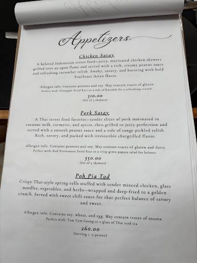 Menu at The Bloom Coffee & Start-Up Space restaurant, Davao City