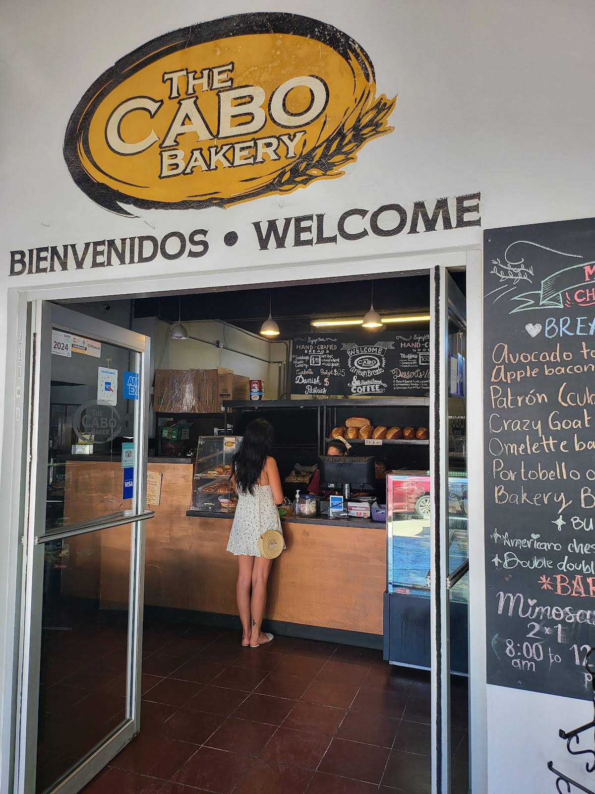 Carta de The Cabo Bakery, Cabo San Lucas