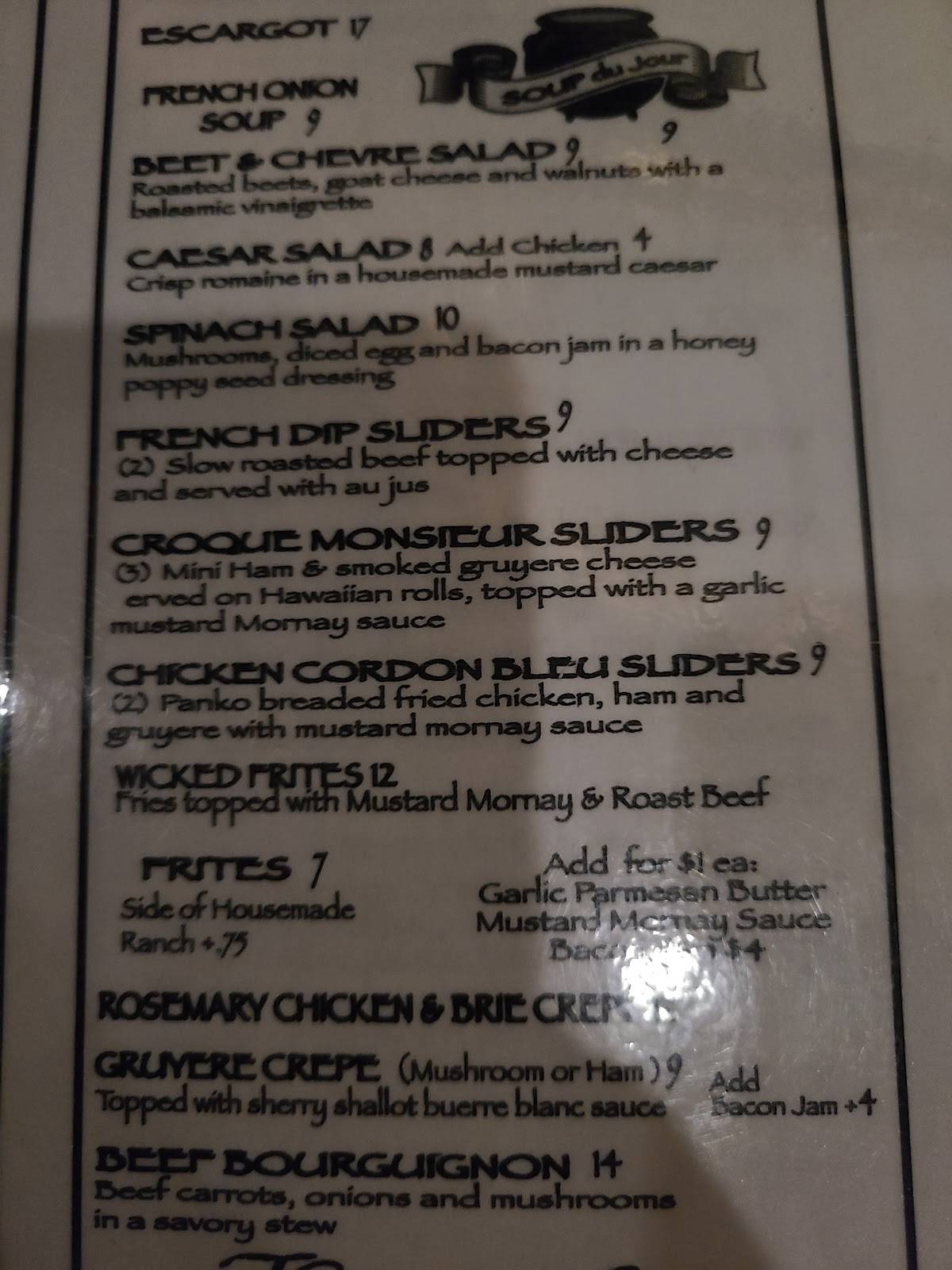Menu at The Cauldron Spirits and Brews pub & bar, Buena Park