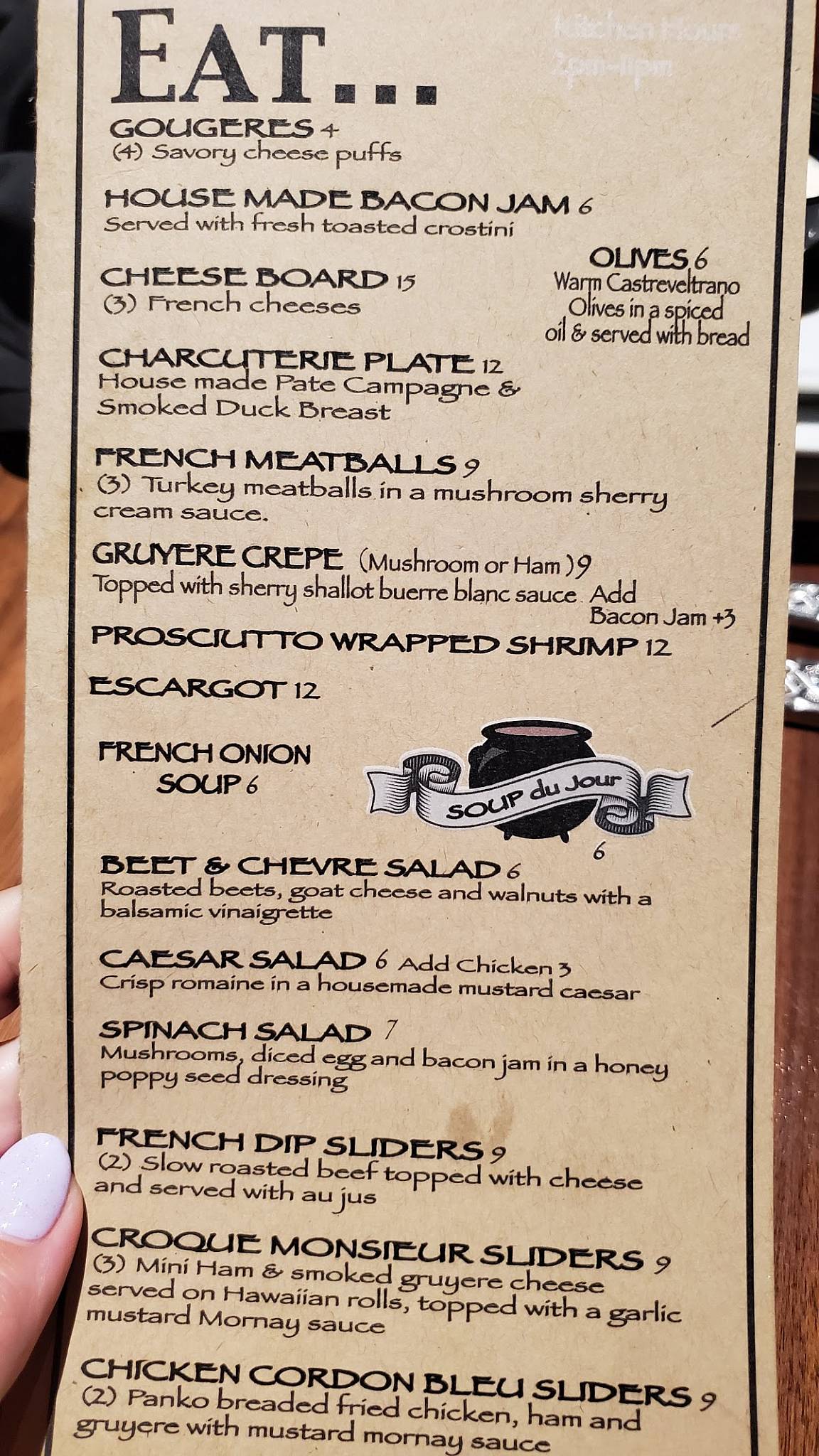 Menu at The Cauldron Spirits and Brews pub & bar, Buena Park