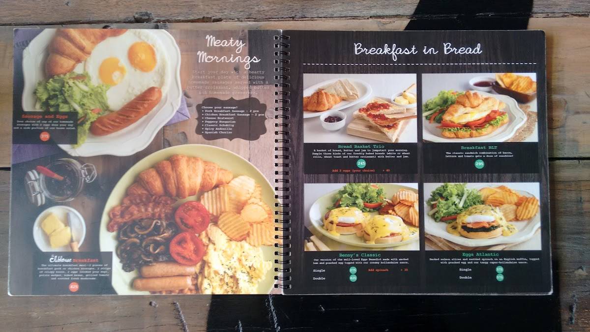 Menu at The Club House, Quezon City