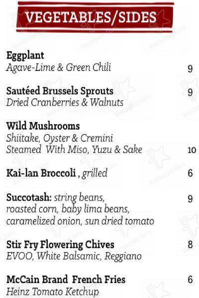 Menu at The Cook and The Cork pub & bar, Coral Springs