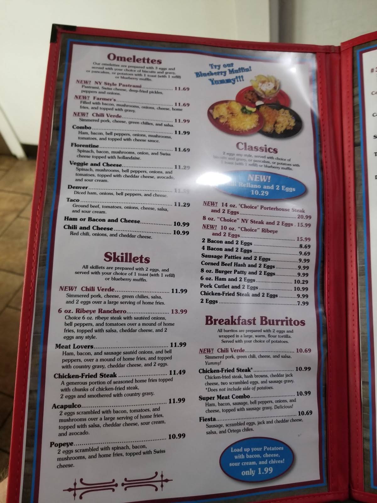 Menu at The Cow Cafe & Grill, Oroville