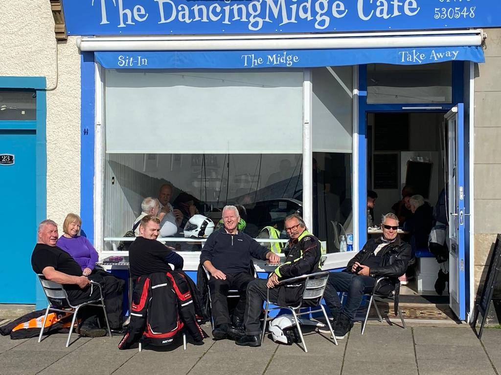 Menu at The Dancing Midge Cafe, Millport