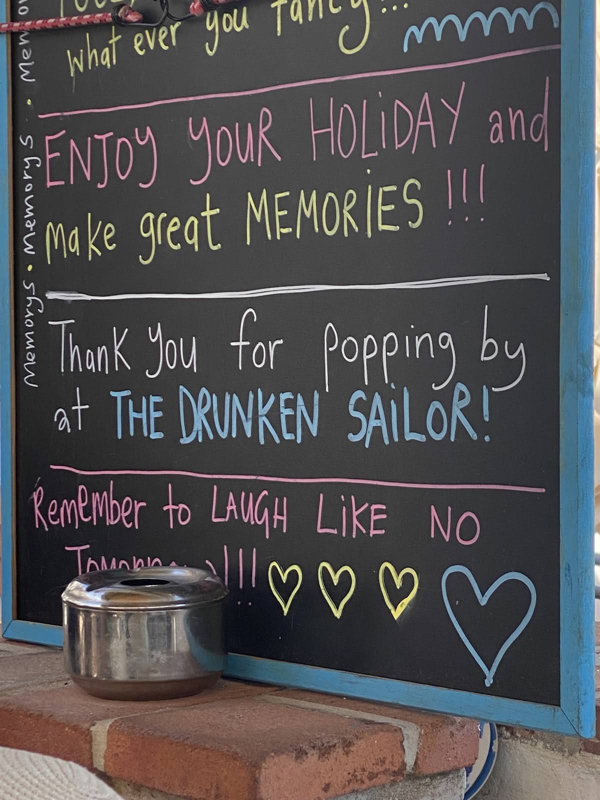 Menu at The Drunken Sailor pub & bar, Benalmádena