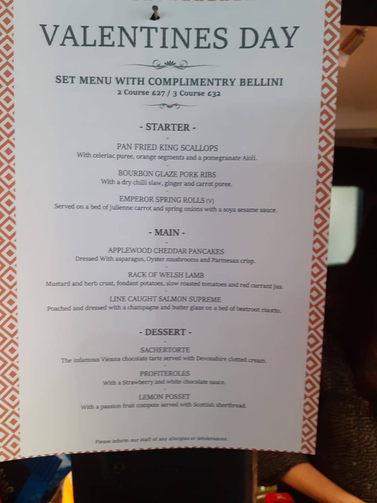Menu at The Emperor pub & bar, Slough