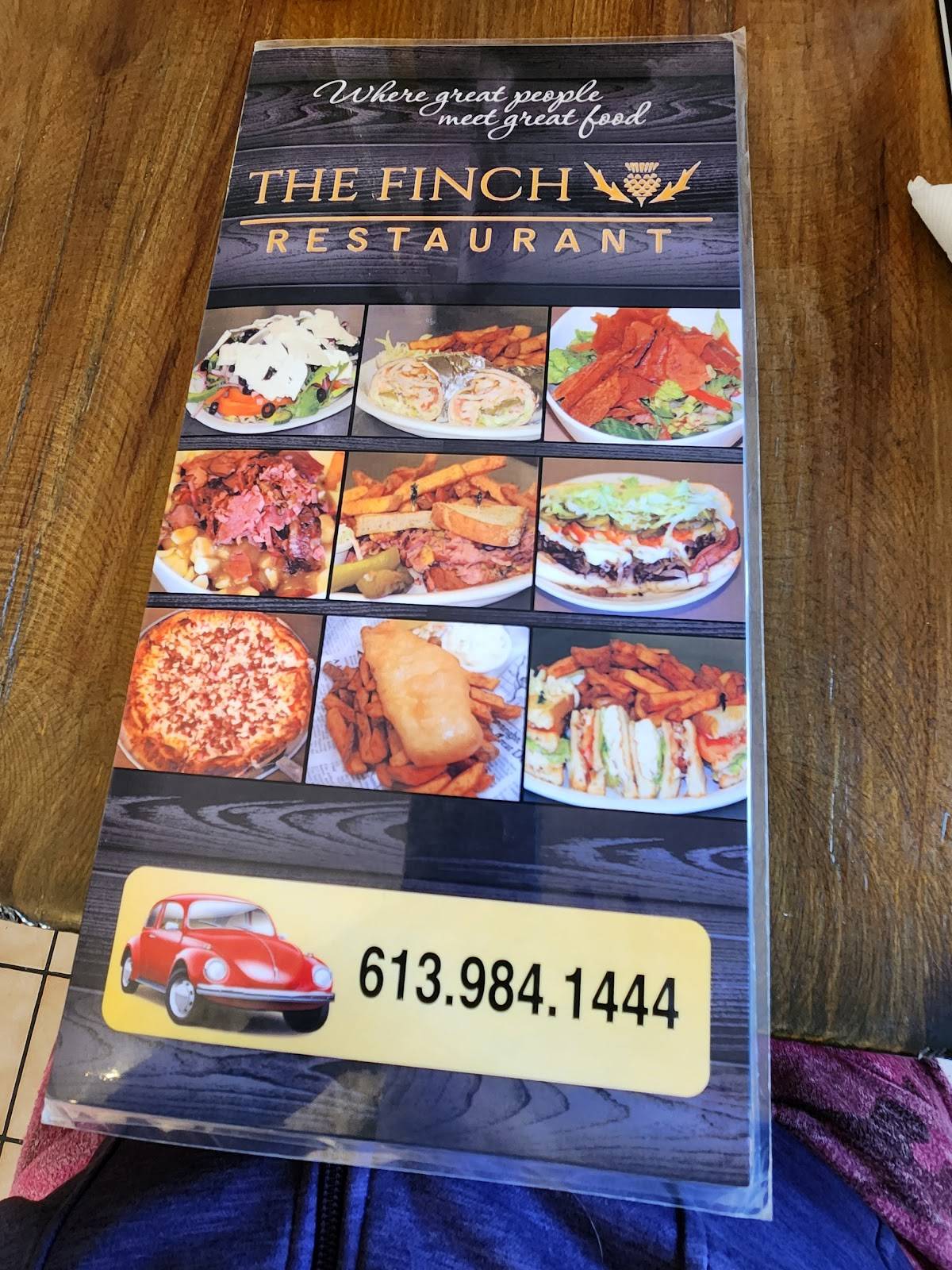 Menu at The Finch Restaurant, Finch, 44 Front St
