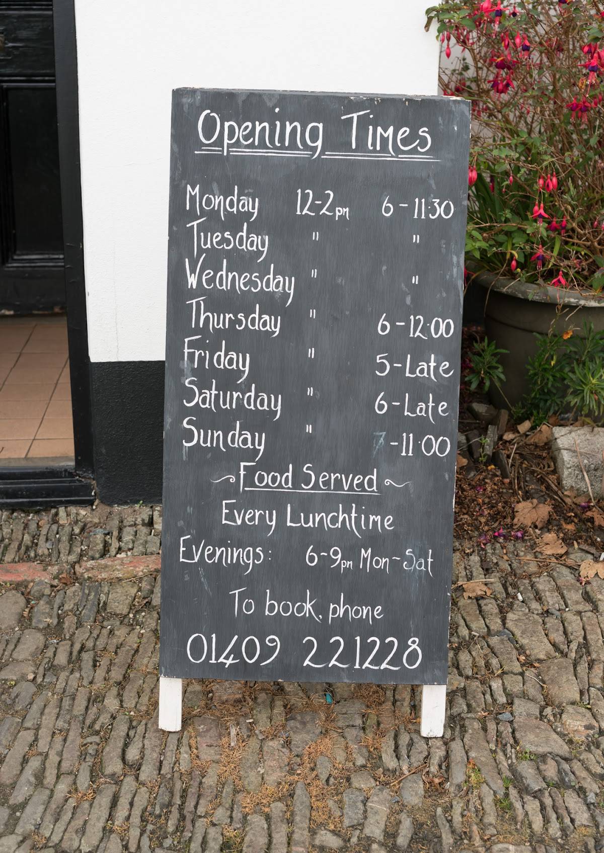 Menu at The Green Dragon Inn pub & bar, Northlew