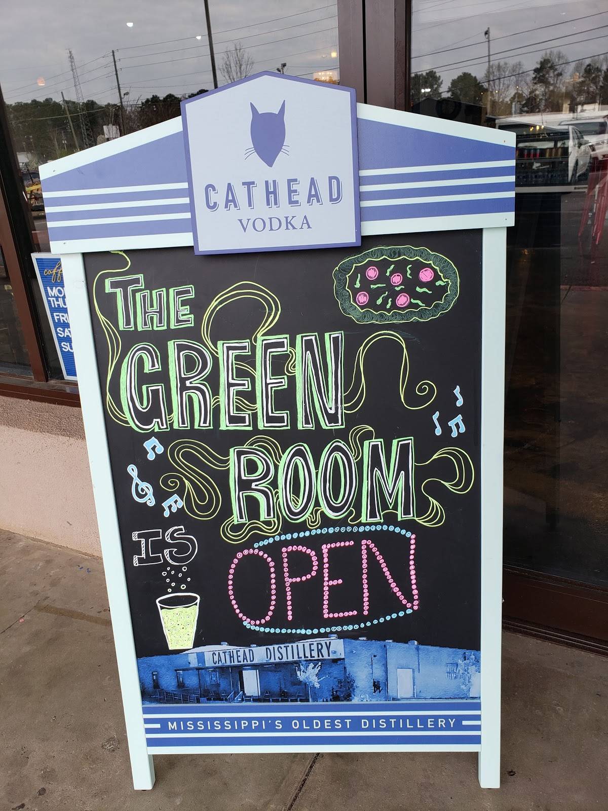 Menu at The Green Room Restaurant, Mableton