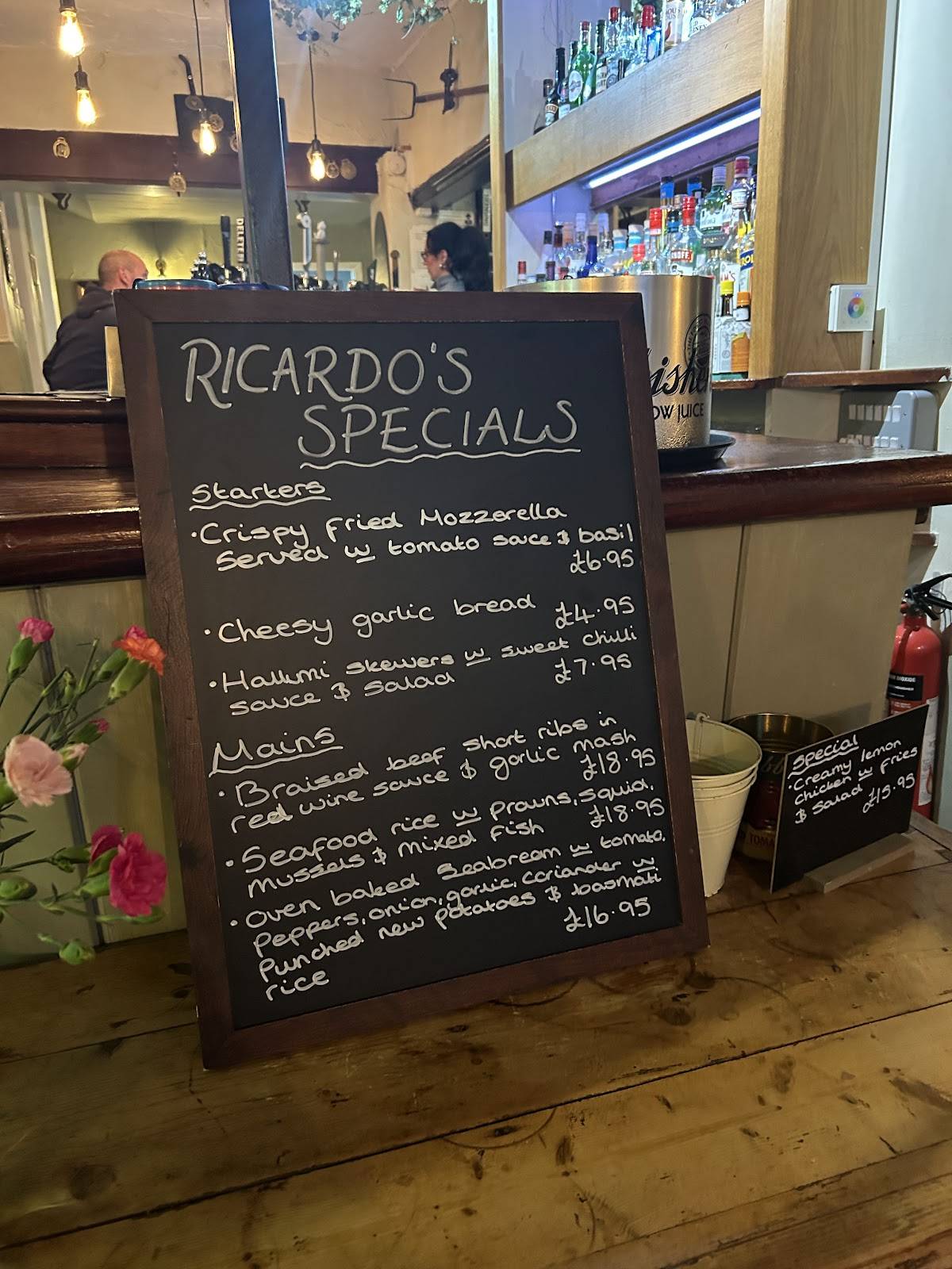 Menu at The Half Moon Inn Balcombe pub & bar, Balcombe