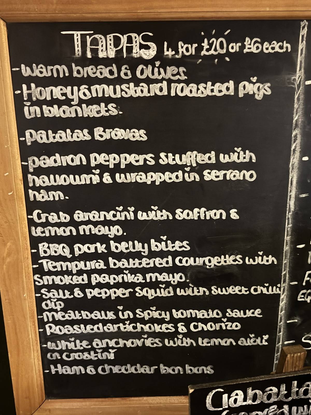Menu at The Halfway House pub & bar, Uckfield