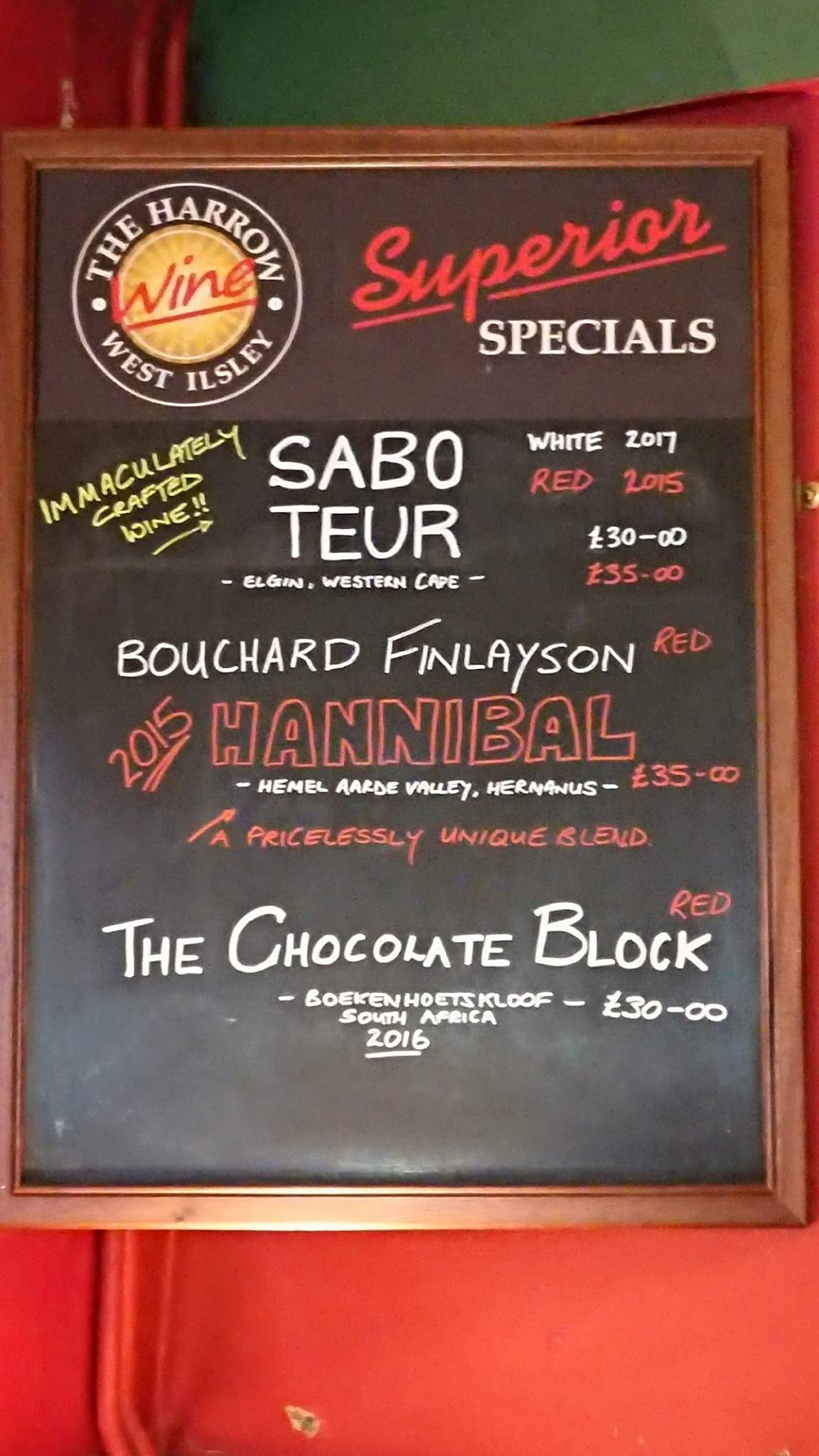 Menu at The Harrow pub & bar, West Ilsley, Main St