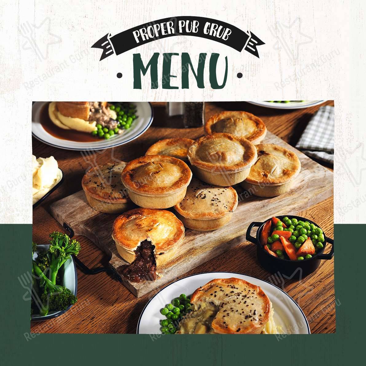 Menu at The Highwayman Cookhouse + Pub, Eaton Socon