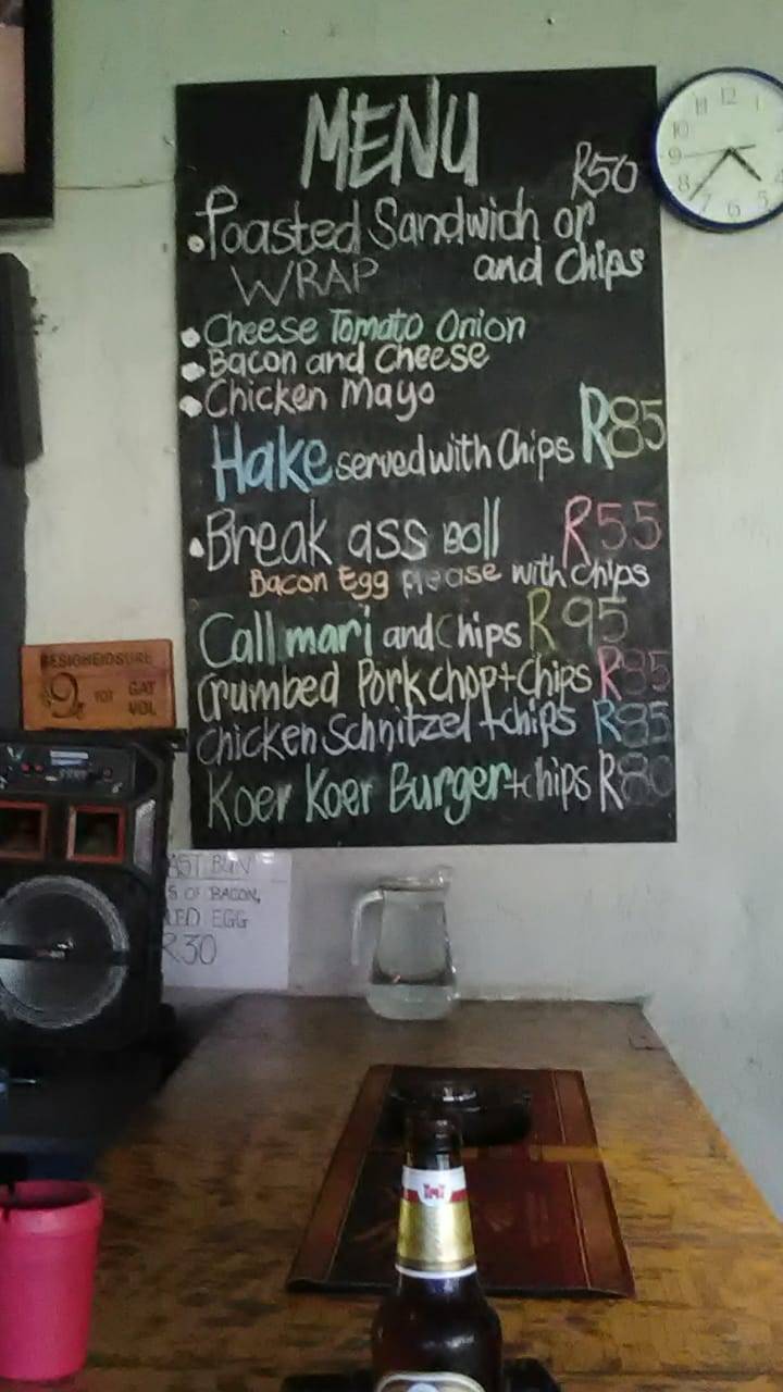 Speisekarte von The Loft Pub and Grub, Boesmansriviermond