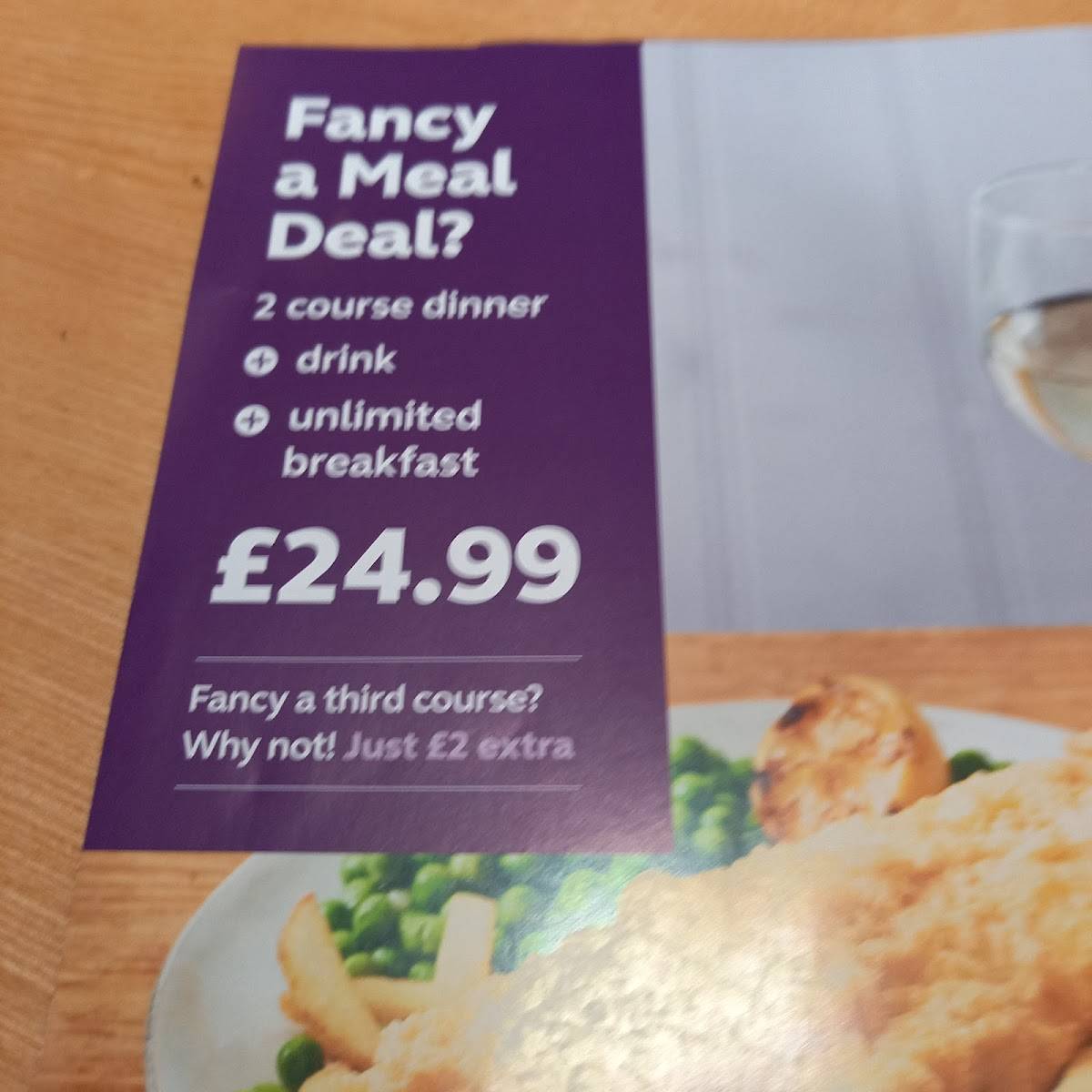 Menu at The Longbow Beefeater steakhouse, Llantrisant