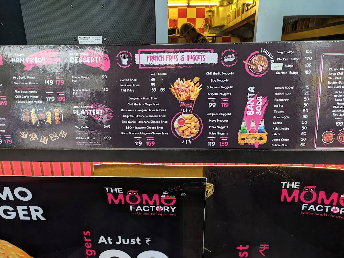 Menu at The Momo Factory, Navi Mumbai, Shop No.23