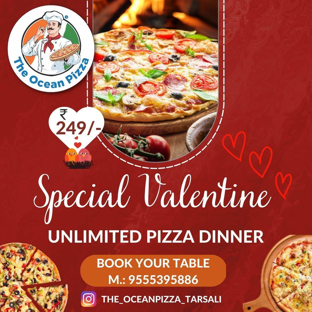Menu at The Ocean Pizza (Tarsali,Vadodara), Vadodara