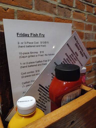 Menu at The Old School Saloon pub & bar, Scales Mound