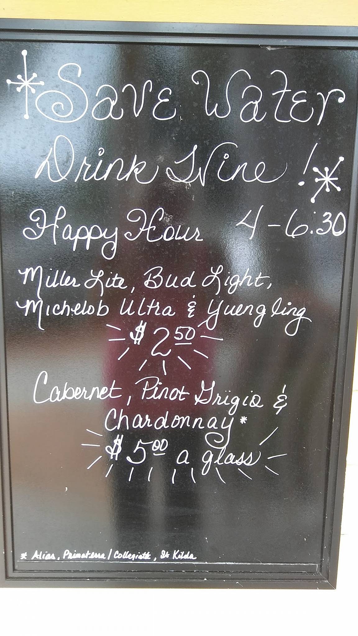 Menu at The Orange House Wine Bar, Punta Gorda