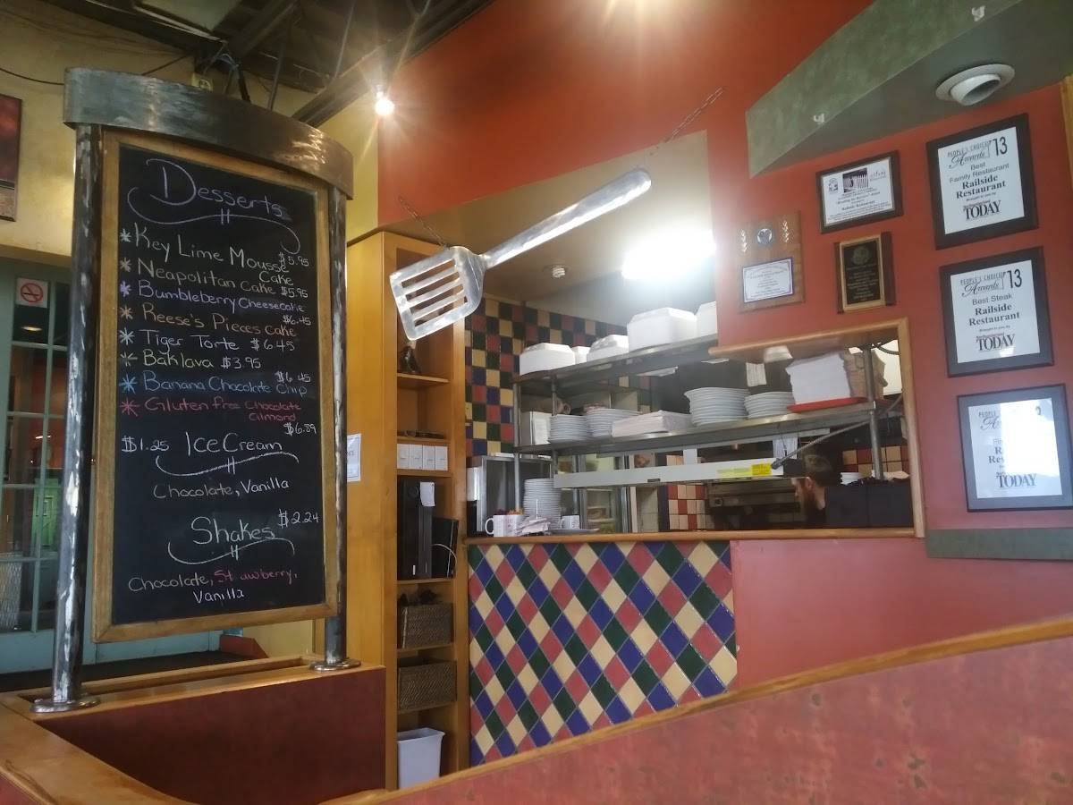 Menu at The Railside restaurant, Port Hope
