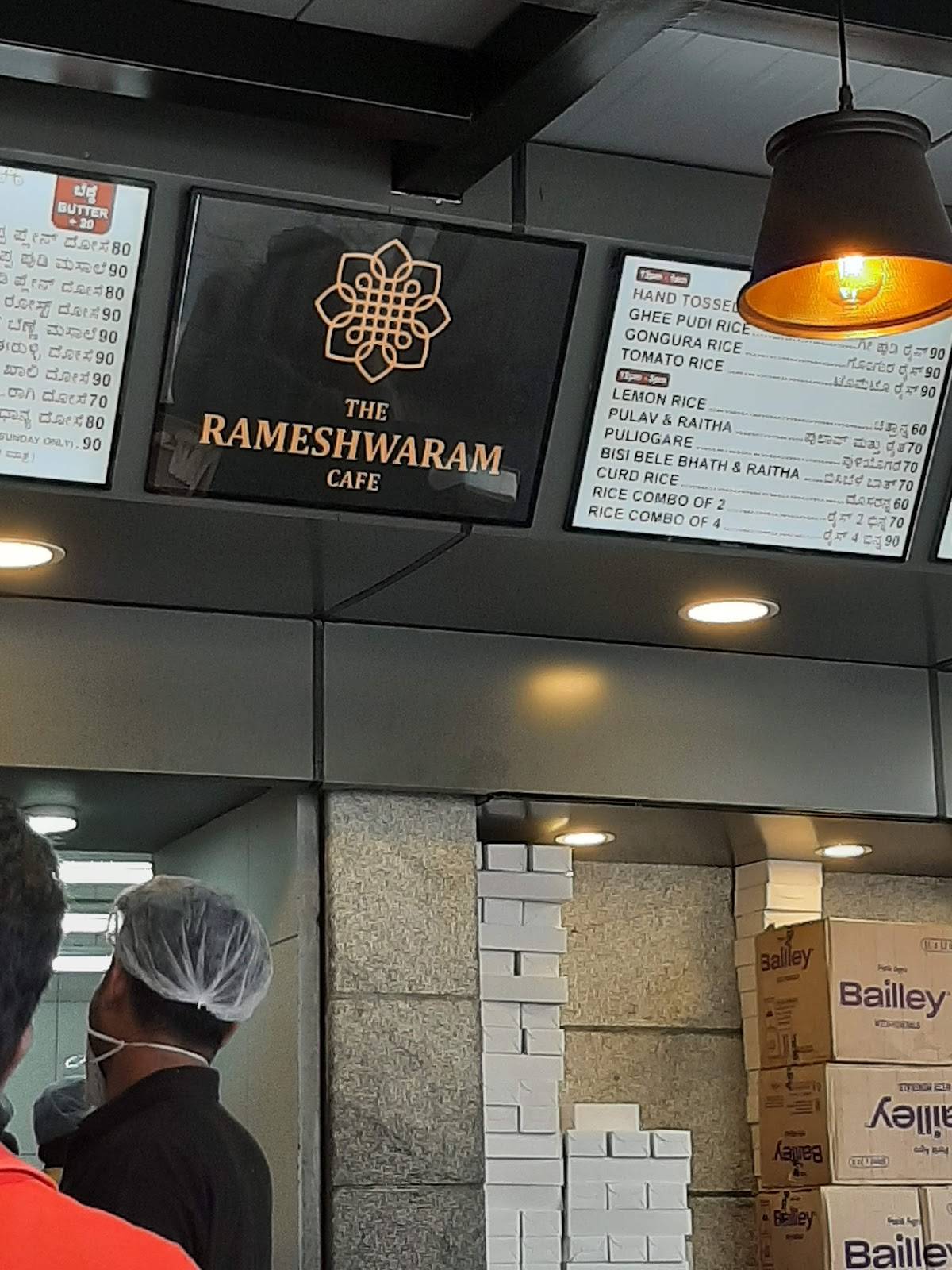 Menu at The Rameshwaram Cafe @ Indiranagar, Bengaluru