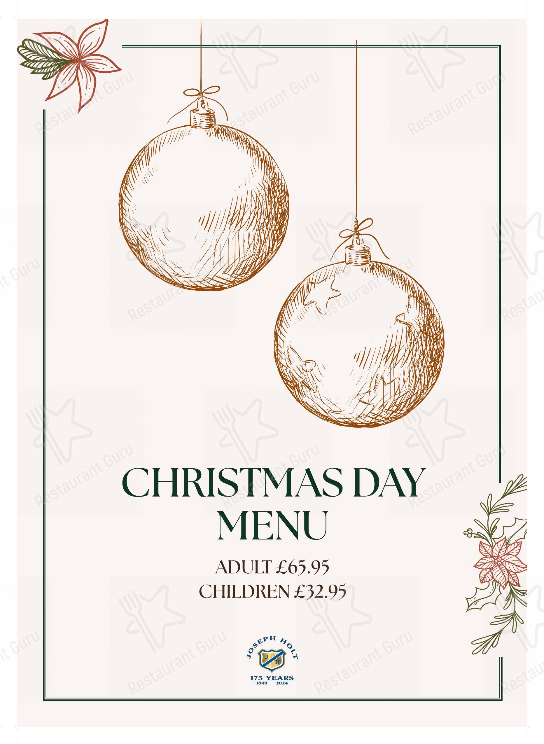 Menu at The Richmond pub & bar, Southport, 234 Scarisbrick New Rd