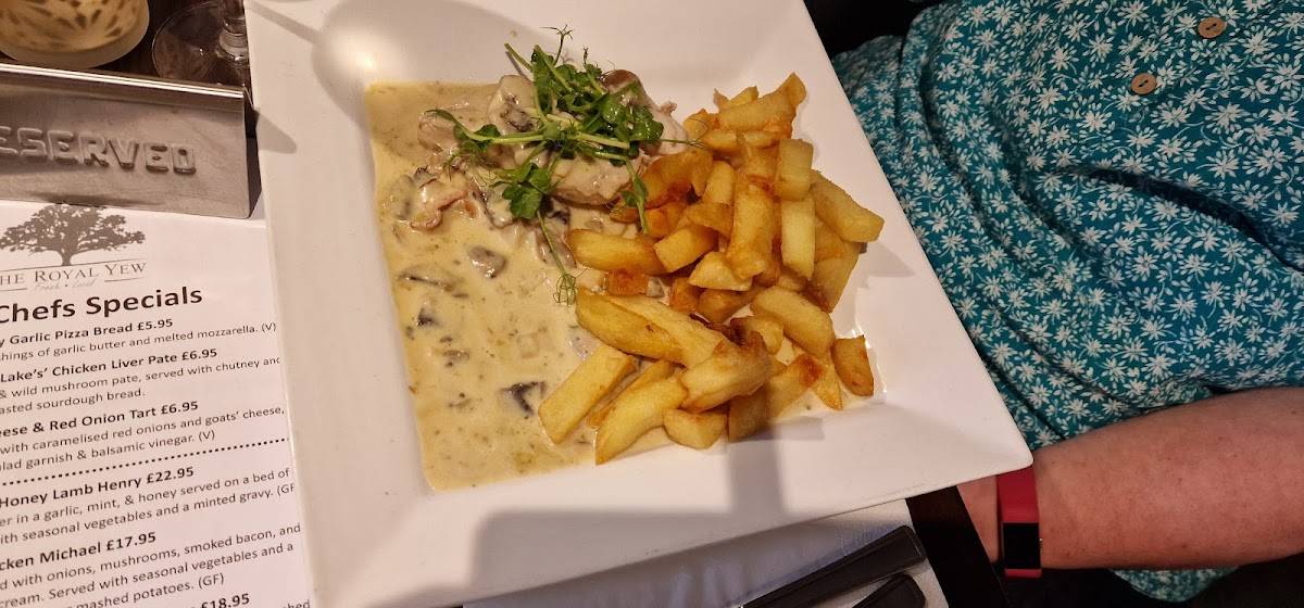 Menu at The Royal Yew pub & bar, Dean
