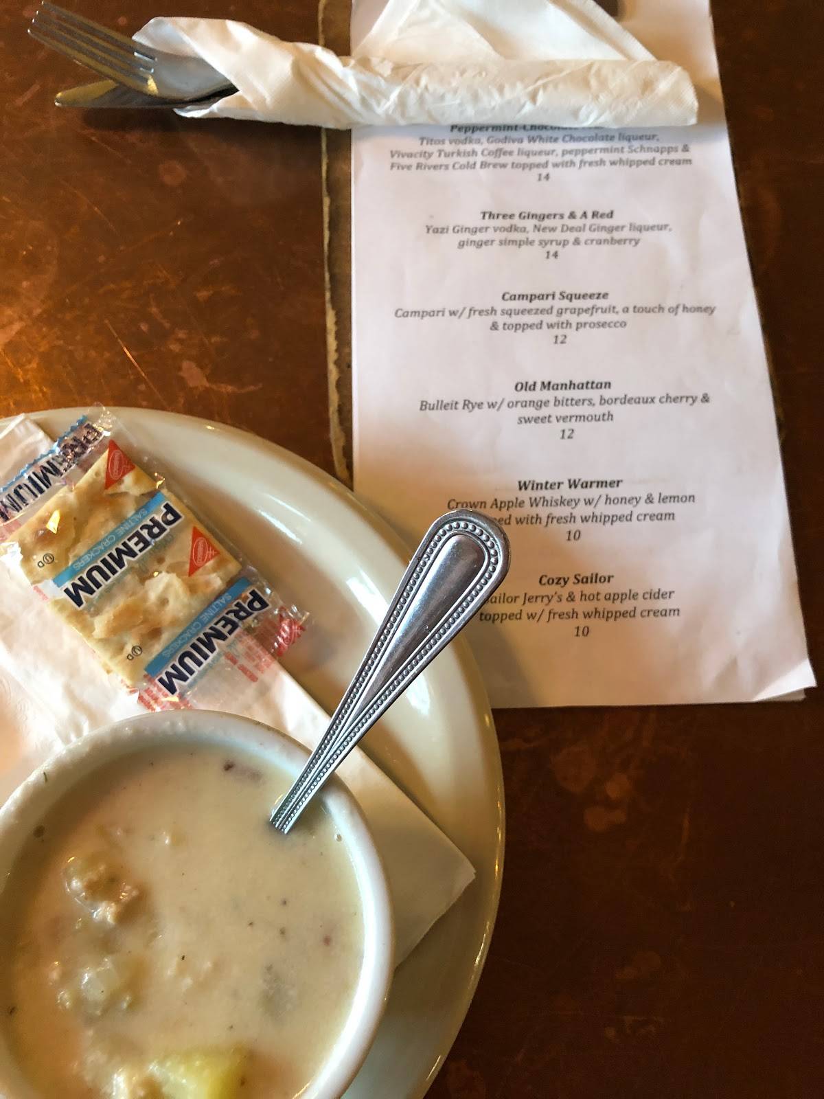 Menu at The Schooner Restaurant & Lounge, Netarts