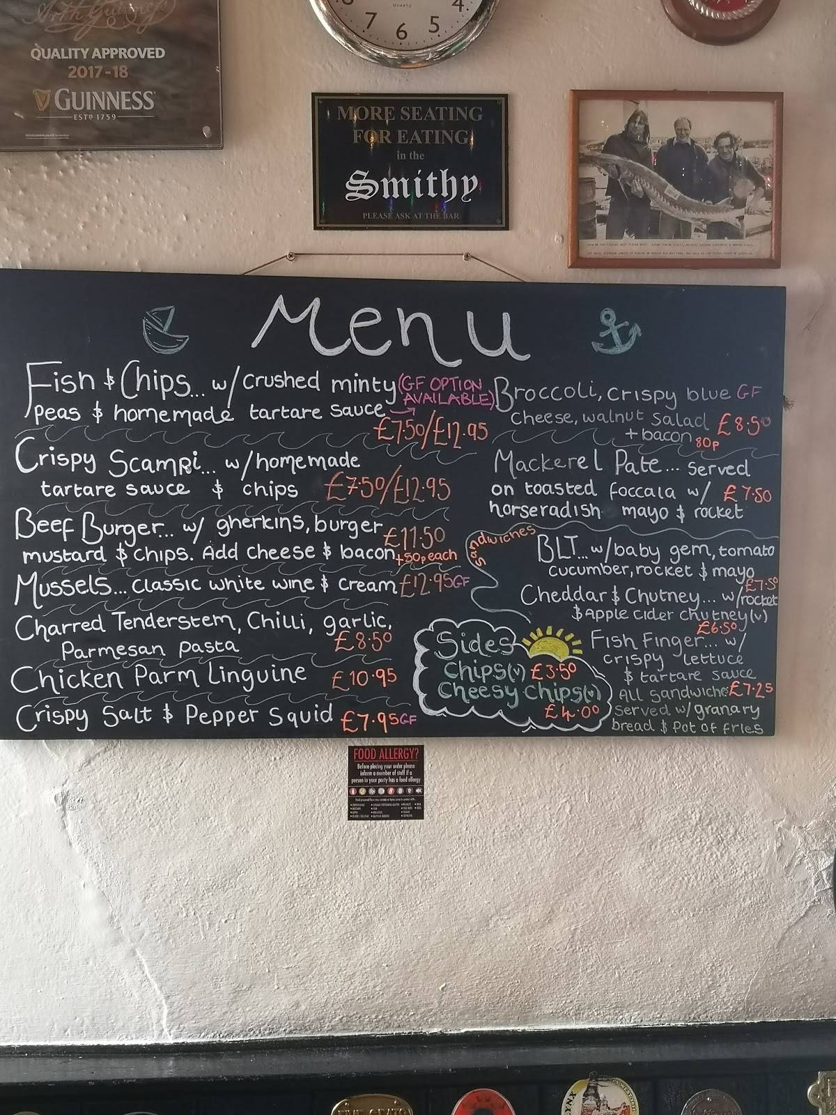 Menu at The Ship Inn pub & bar, Helston