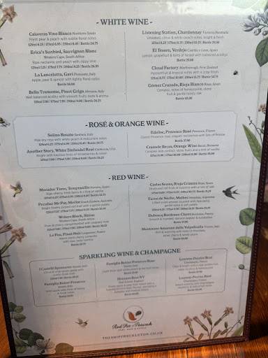 Menu at The Ship pub & bar, Freckleton