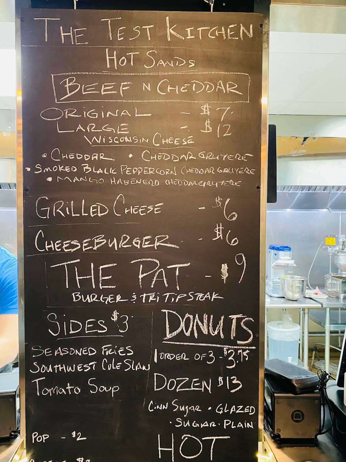 Carta del restaurante The Test Kitchen, Minneapolis