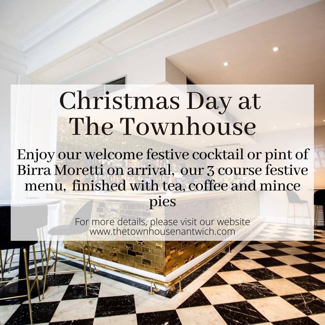 Menu at The Townhouse restaurant, Nantwich